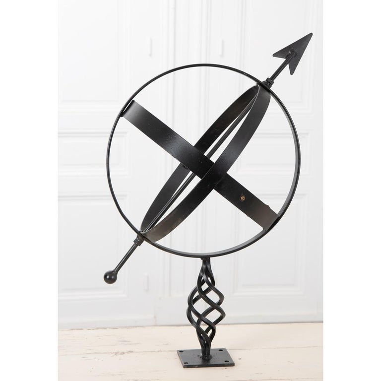 French Vintage Painted Armillary For Sale at 1stDibs