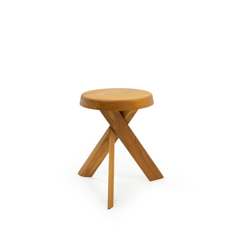 Original French Vintage Pierre Chapo, S31 Stool in Elm, 1980s For Sale ...
