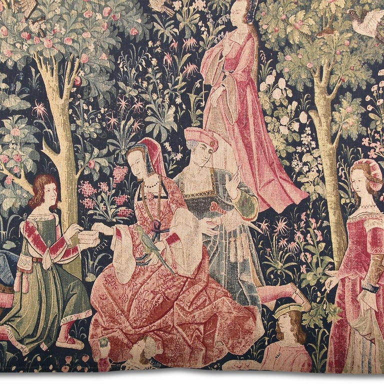 French Vintage Printed 'Tapestry' at 1stDibs