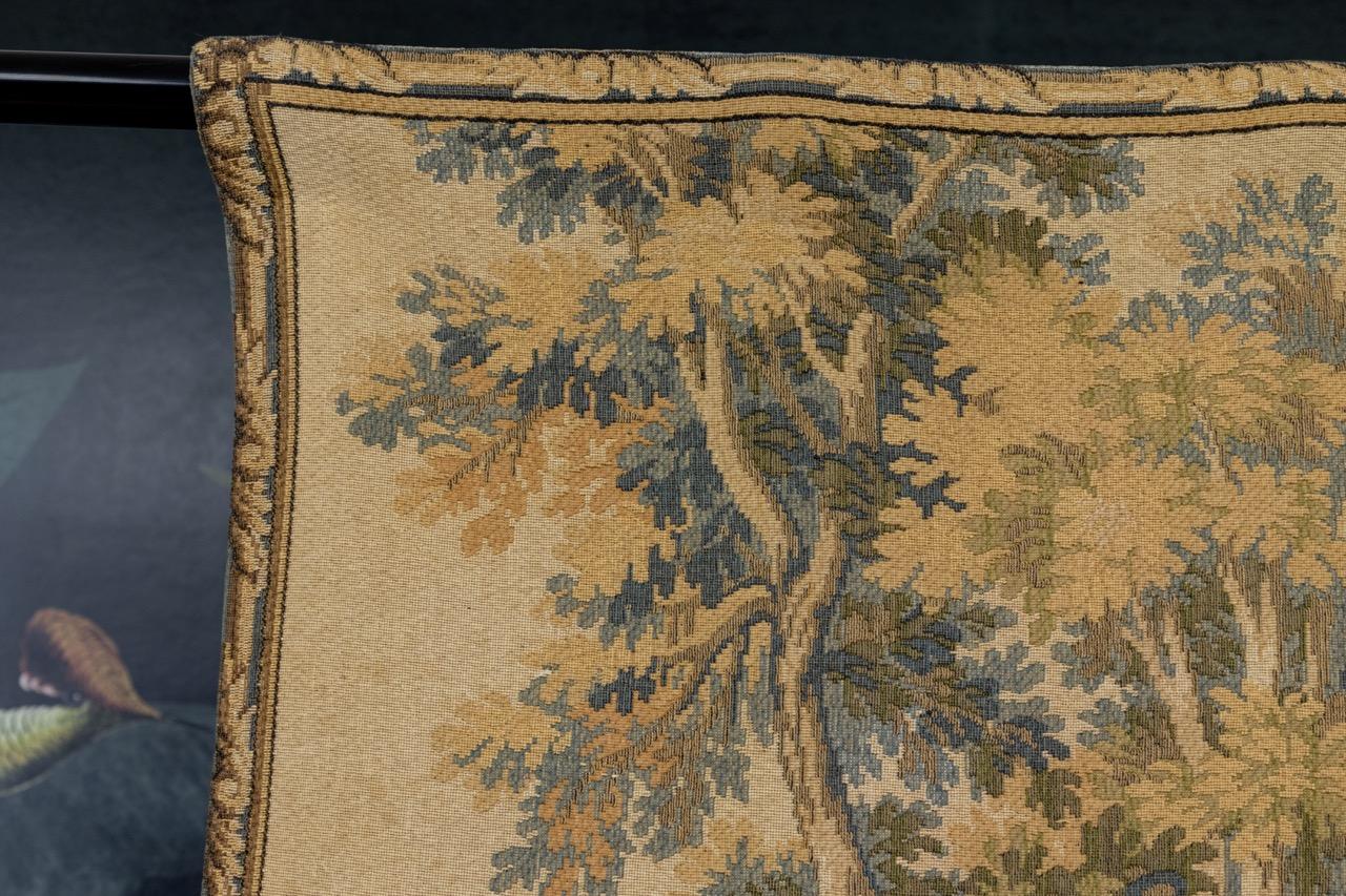 French Vintage Tapestry Hunting Scene For Sale at 1stDibs