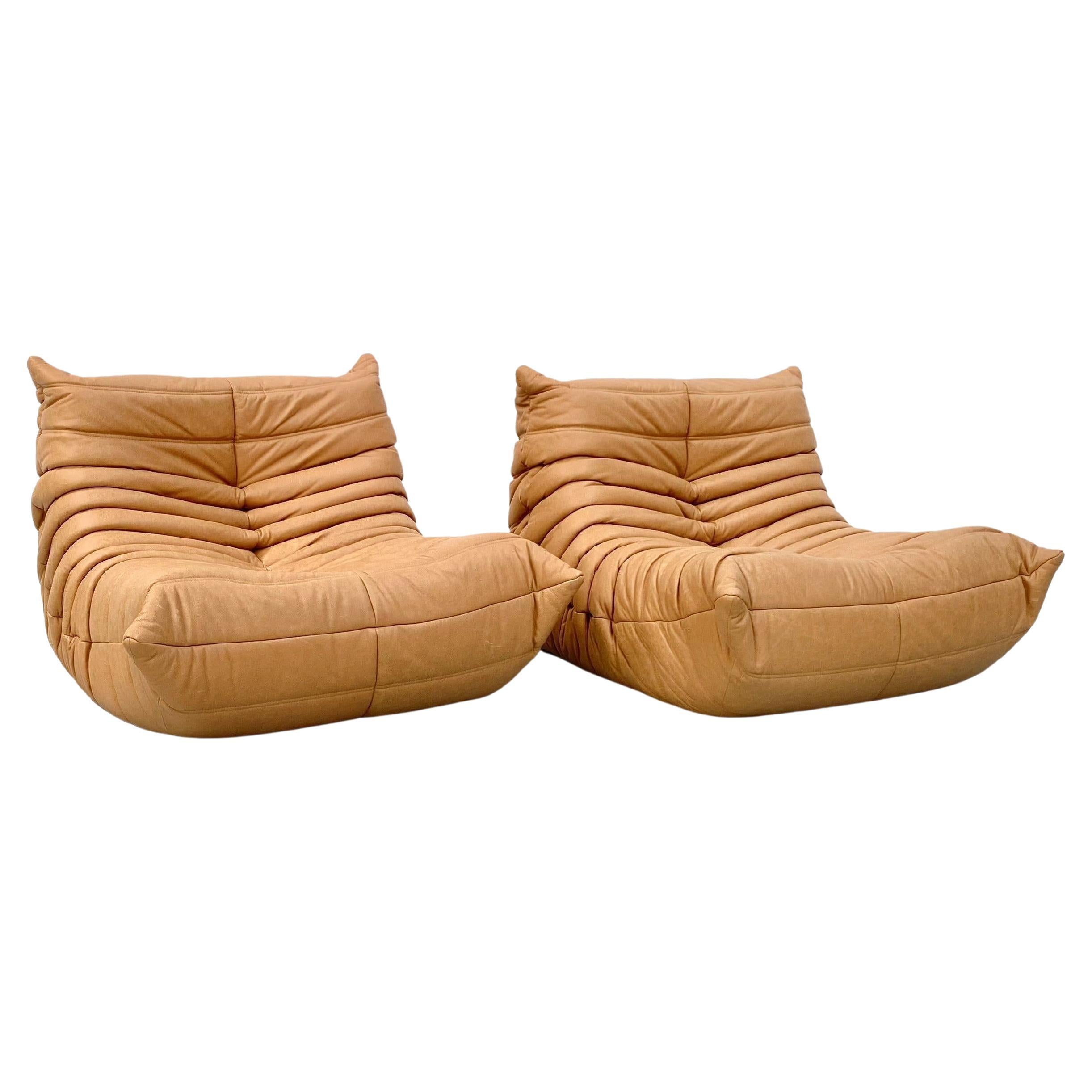 Marsala Leather Chair by Michel Ducaroy for Ligne Roset, France, 1970 ...