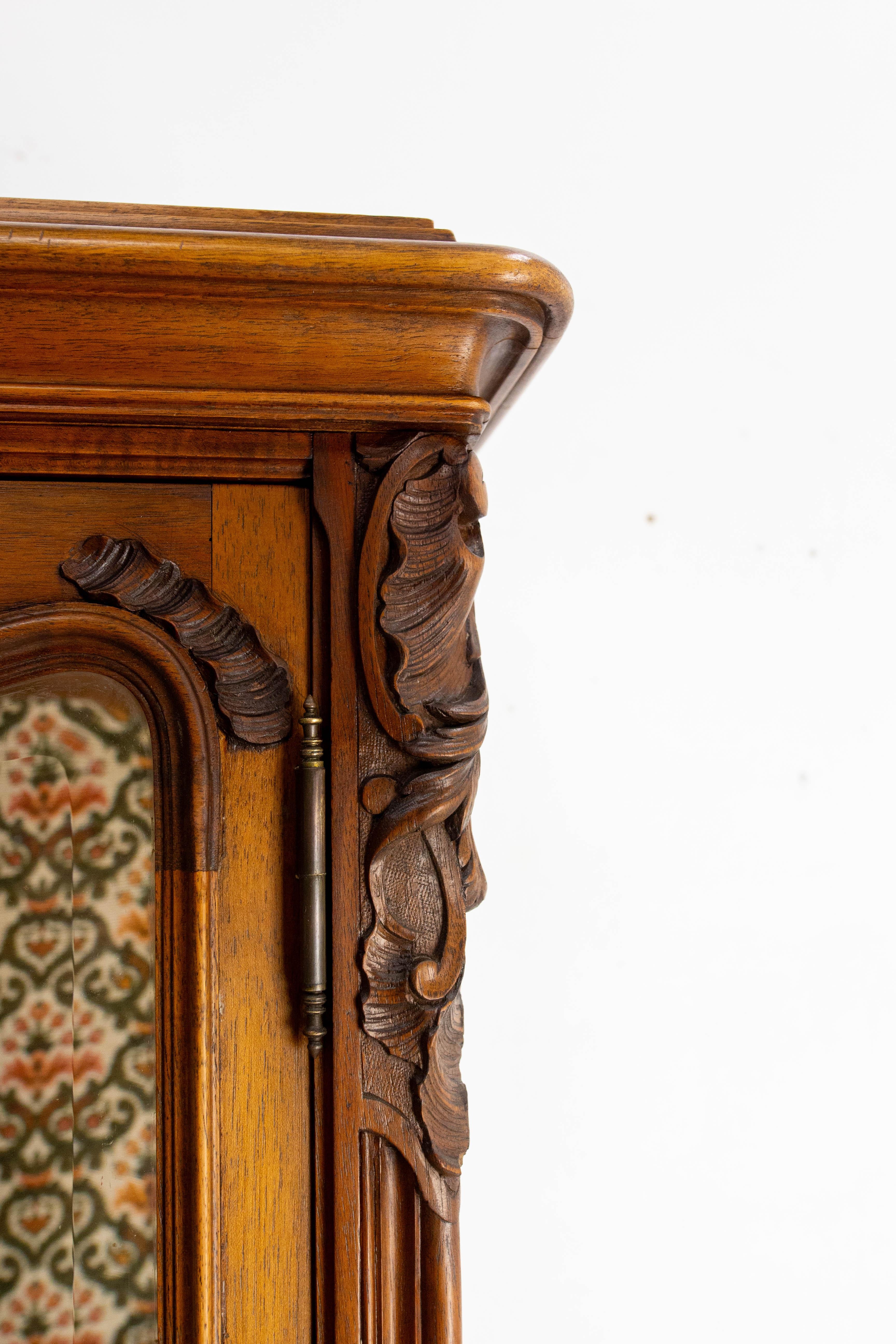 French Vitrine Cabinet Showcase Louis 15 Style Living Room Display ...