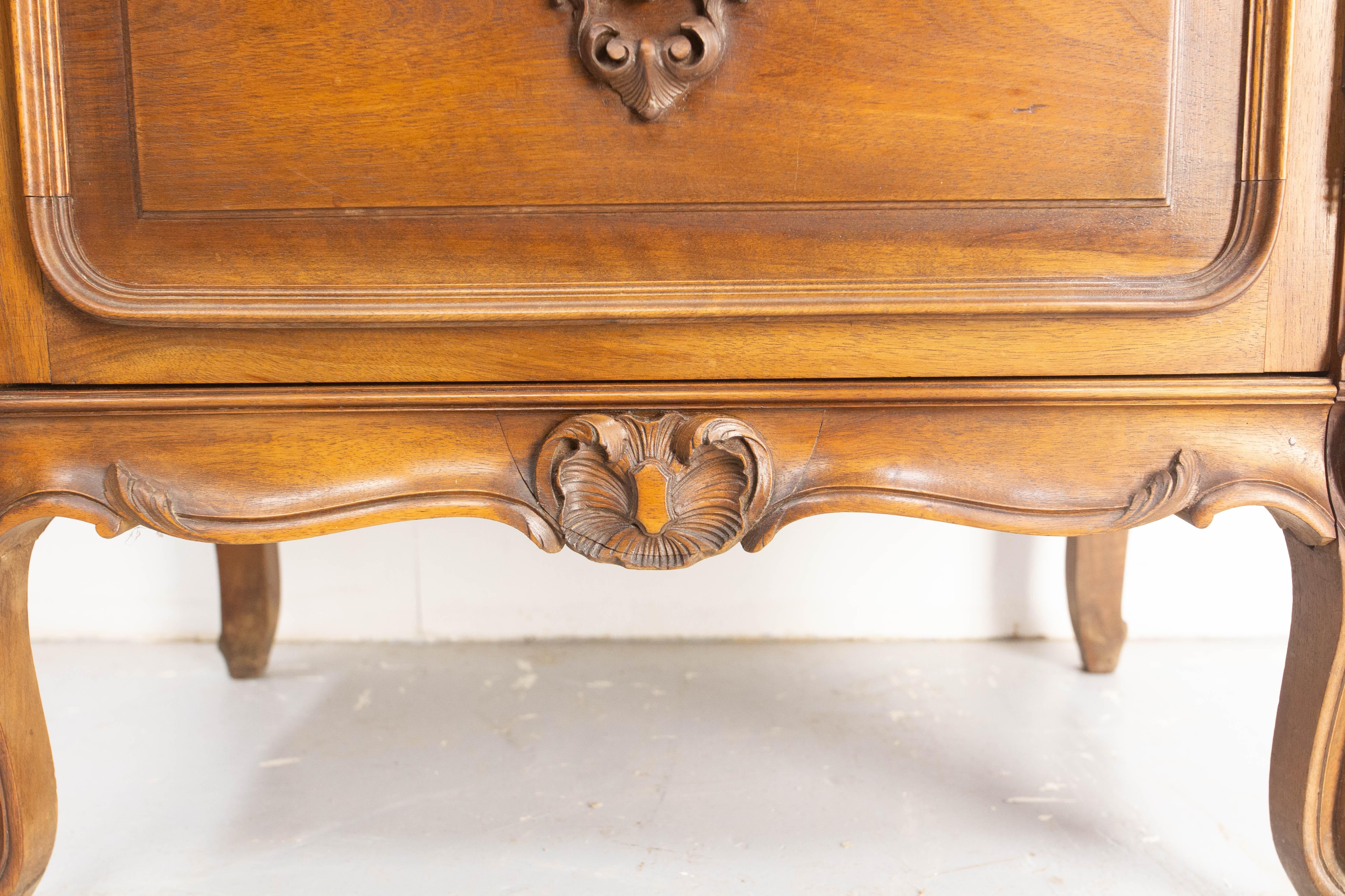 French Vitrine Cabinet Showcase Louis 15 Style Living Room Display ...