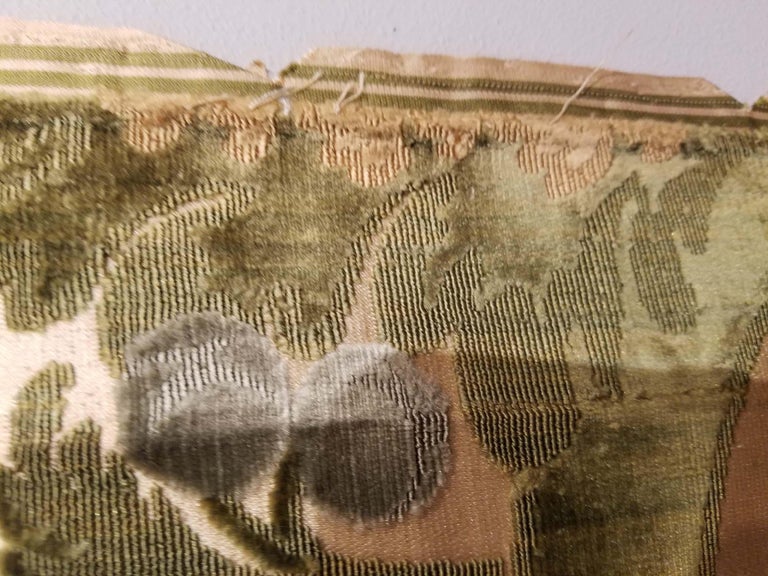 French void cut velvet silk textile at 1stDibs | silk void