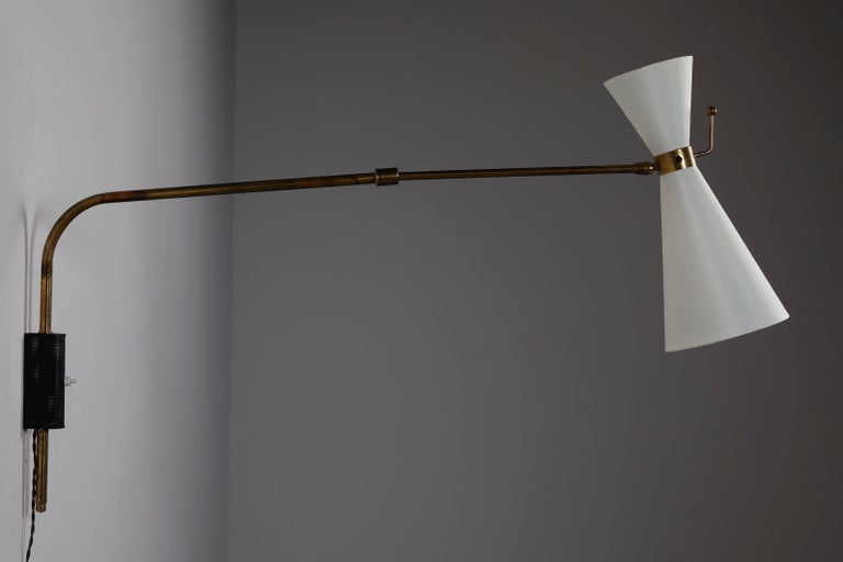 French Wall Light by Robert Mathieu at 1stDibs