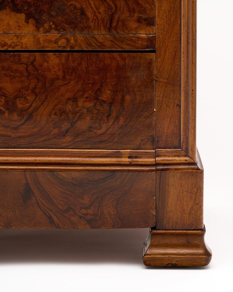 French Walnut Antique Louis Philippe Chest For Sale at 1stDibs