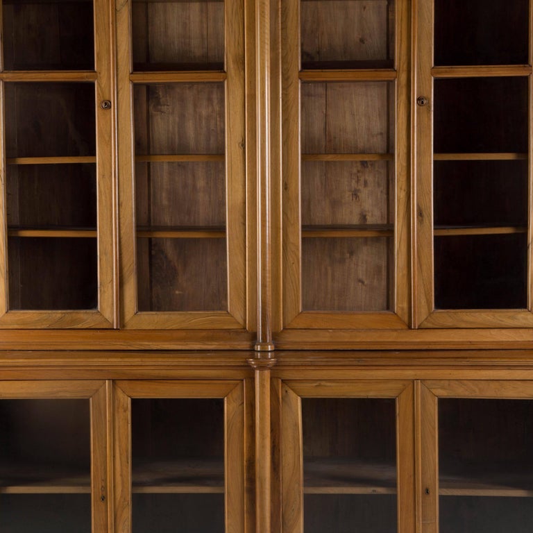 French Walnut Library Bookcase at 1stDibs