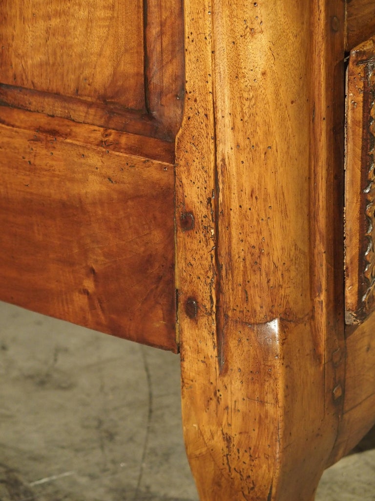 French Walnut Wood Commode from Lyon, circa 1750 at 1stDibs