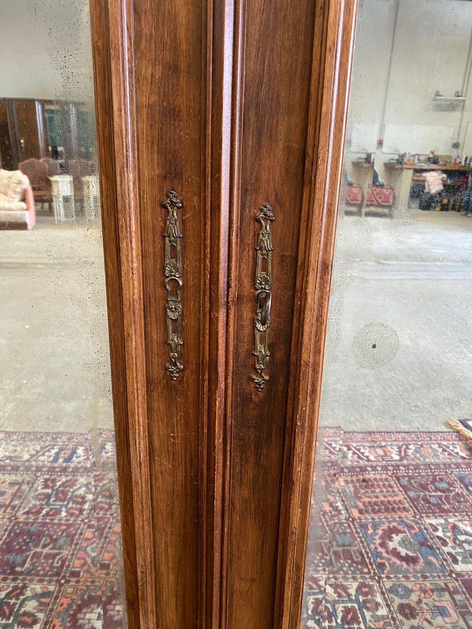 French Wardrobe Antique Louis XVI Rococo Style Double Door Armoire For ...