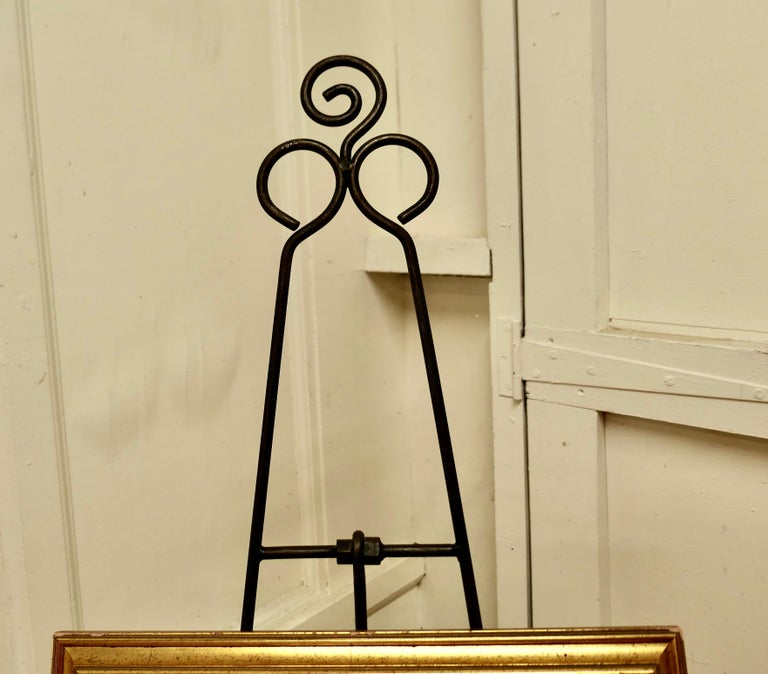 French Wire Work Picture Display Easel For Sale at 1stDibs