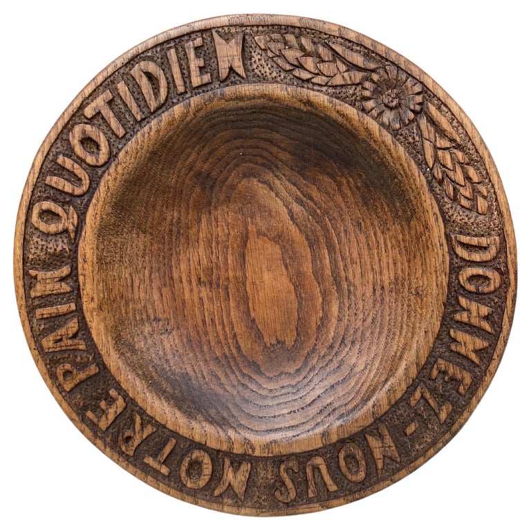 French Wood Bread Platter, circa 1950 For Sale at 1stDibs