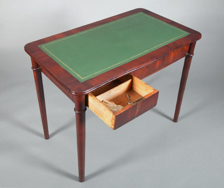 French Writing Table with Three Drawers For Sale at 1stDibs