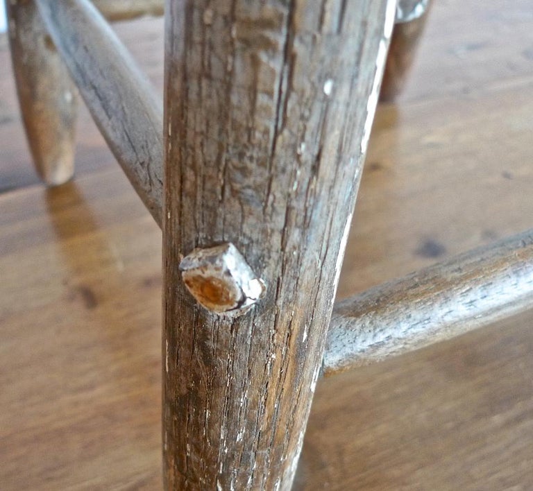 French 19th Century Four Legged Round Milking Stool at 1stDibs