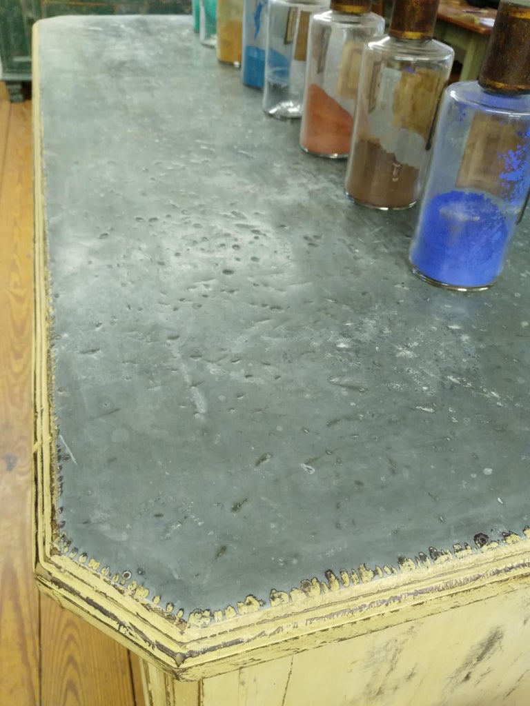 French Zinc Top Bakery Store Counter at 1stDibs