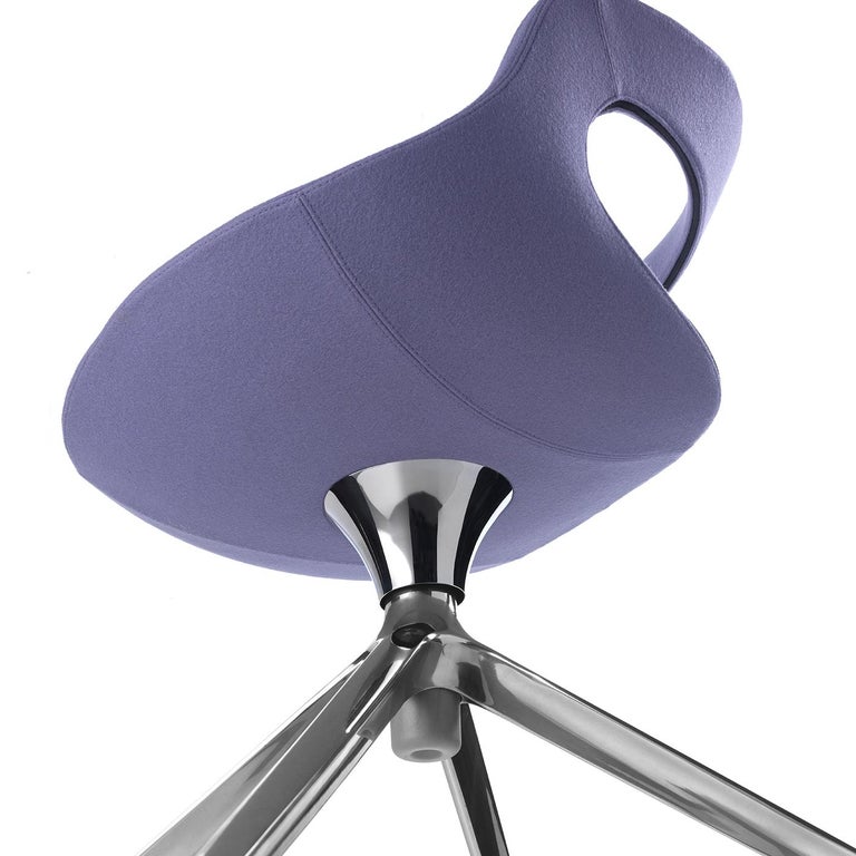 Frenchkiss Low-Backed Trestle-Based Chair by Stefano Bigi For Sale at ...