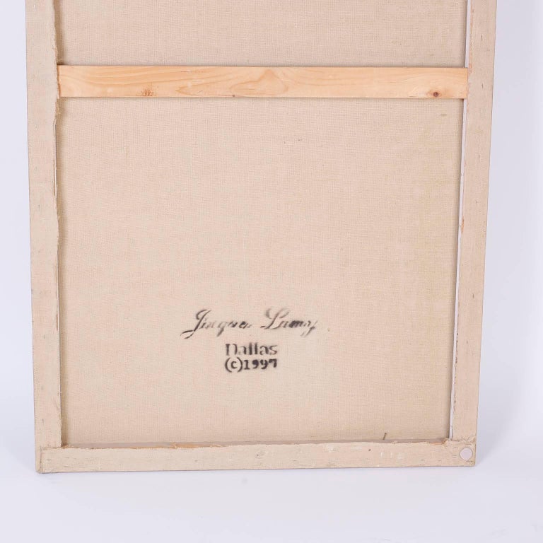 Fresco Style Oil Painting on Burlap by Jacques Lamy For Sale at 1stDibs ...