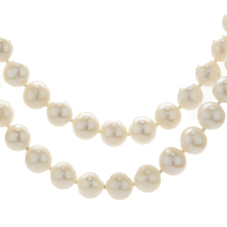 Freshwater Opera Length Pearl Necklace For Sale at 1stDibs