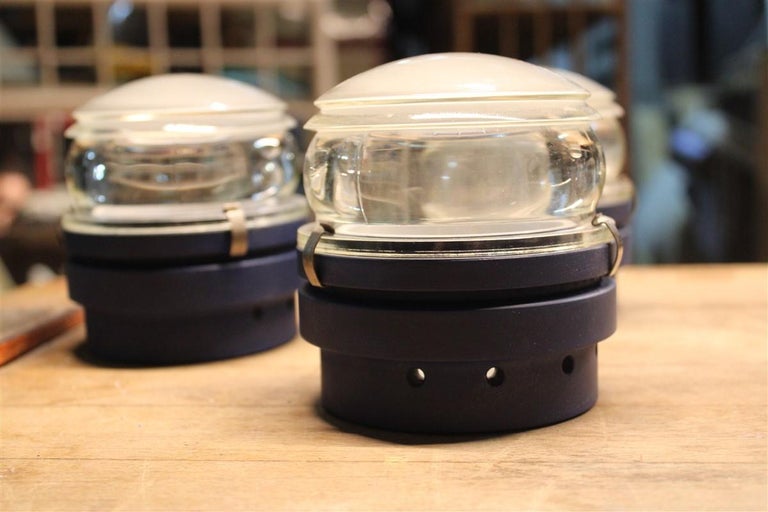 Fresnel Wall Sconce Blu Joe Colombo for Luce 1960s Original Italian ...