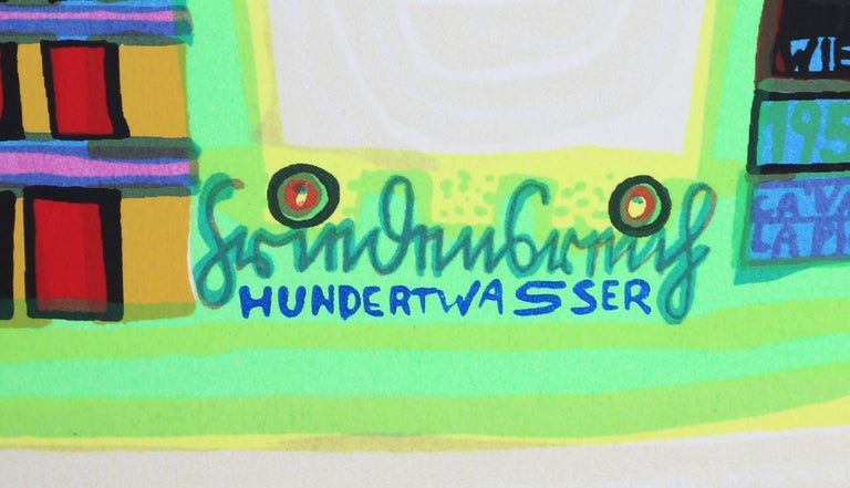 Friedensreich Hundertwasser - Good Morning City/Bleeding Town, Embossed ...