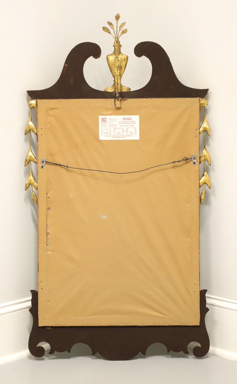 FRIEDMAN BROS Mahogany Gold Gilt Traditional Mirror with Prince of ...