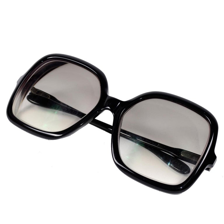 Friedrichs Palm Beach Vintage Oversized Black Eyeglass Frames ...