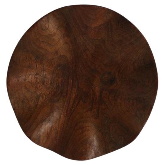 Frilly Oak Platter For Sale at 1stDibs