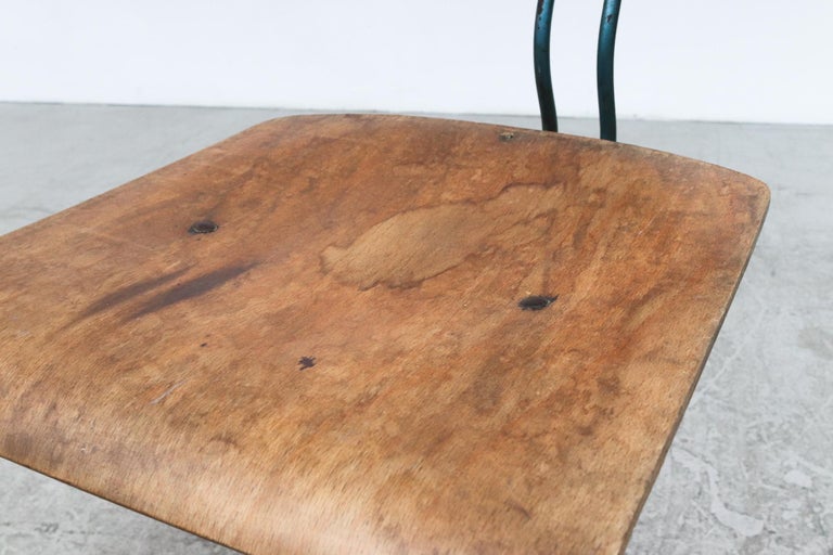 Friso Kramer Style Framed Drafting Stool at 1stDibs