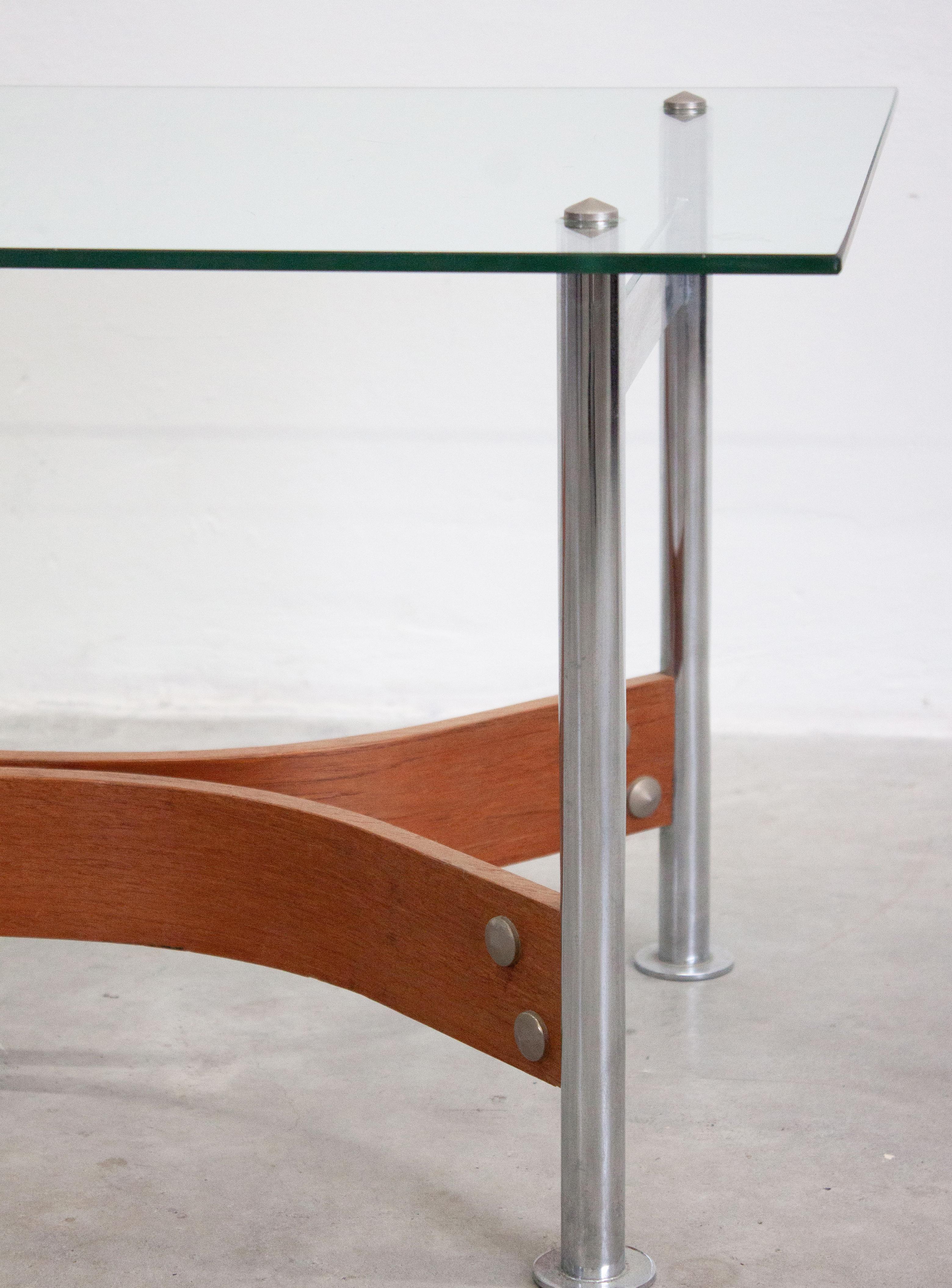 Fristho Glass Coffee Table by Rudolf Bernd Glatzel at 1stDibs