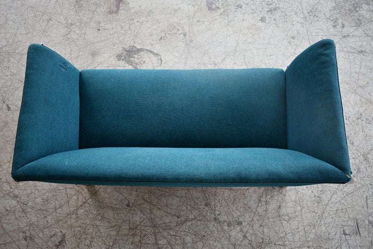 Frits Henningsen Style Settee, Denmark, 1950s For Sale at 1stDibs