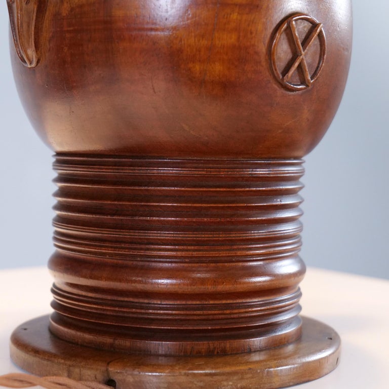 Fritz August Breuhaus de Groot, Expressionist table lamp for Mikado ...