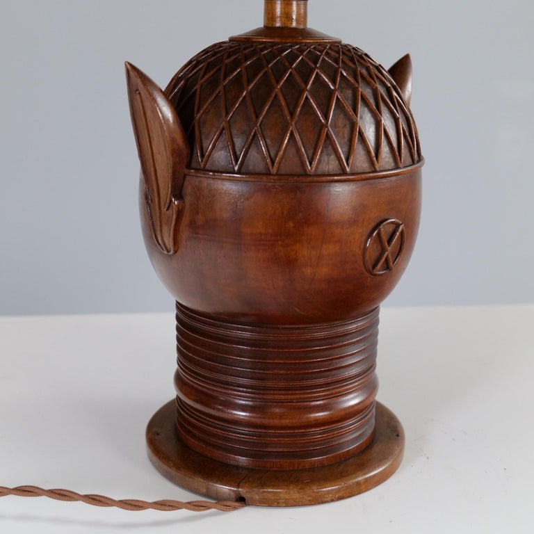 Fritz August Breuhaus de Groot, Expressionist table lamp for Mikado ...