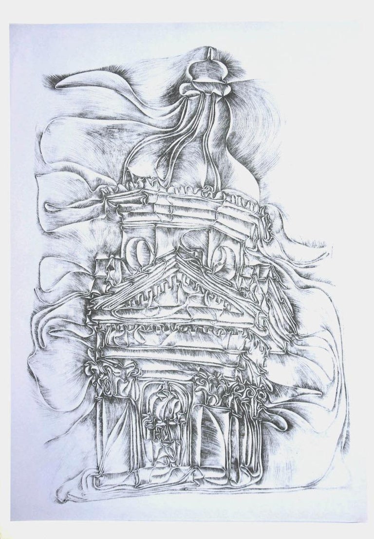 Fritz Baumgartner - Cathedral - Original Etching by Fritz Baumgartner ...