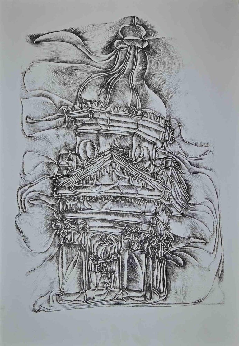 Fritz Baumgartner - Cathedral - Original Etching by Fritz Baumgartner ...