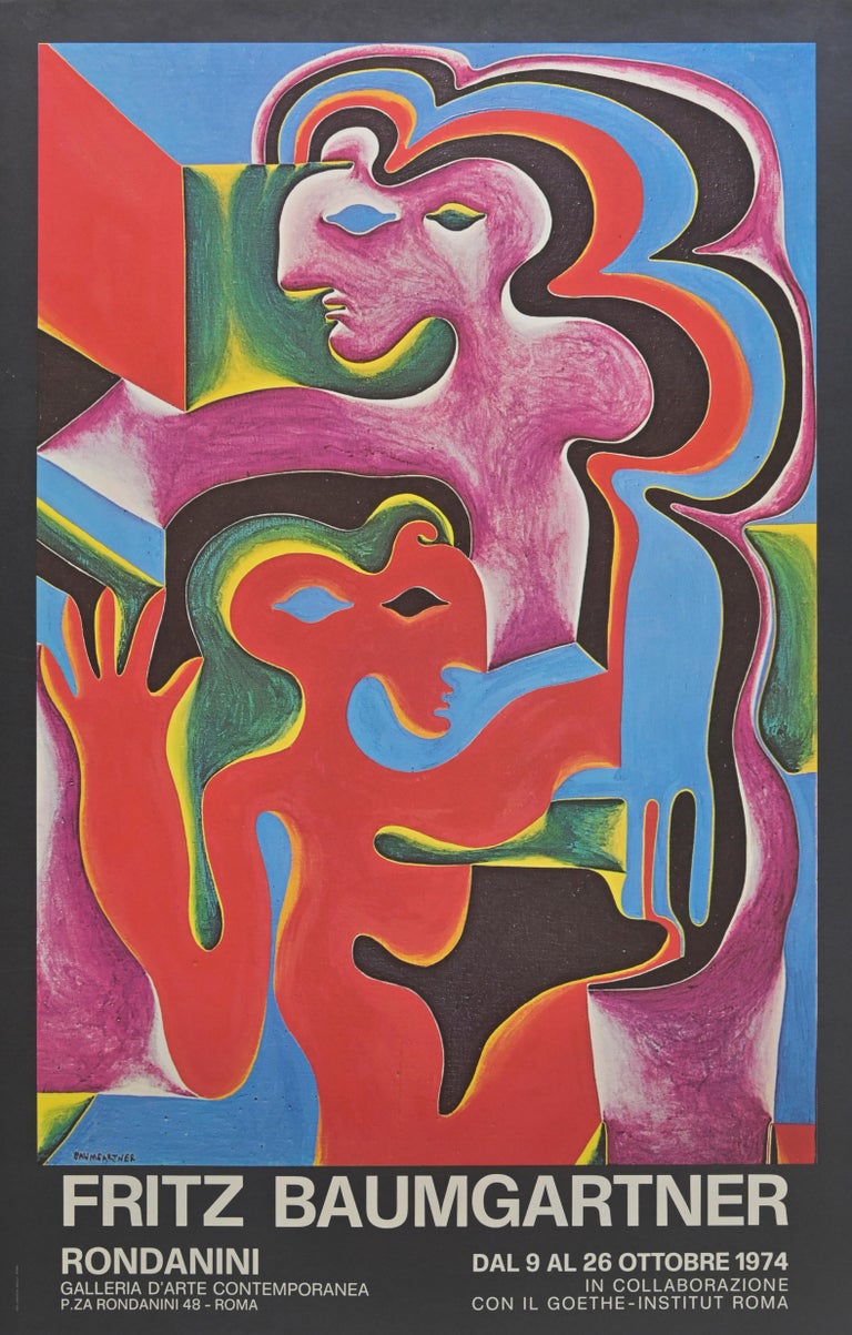 Manifest of Fritz Baumgartner - Vintage Offset Poster - 1974 For Sale at 1stDibs