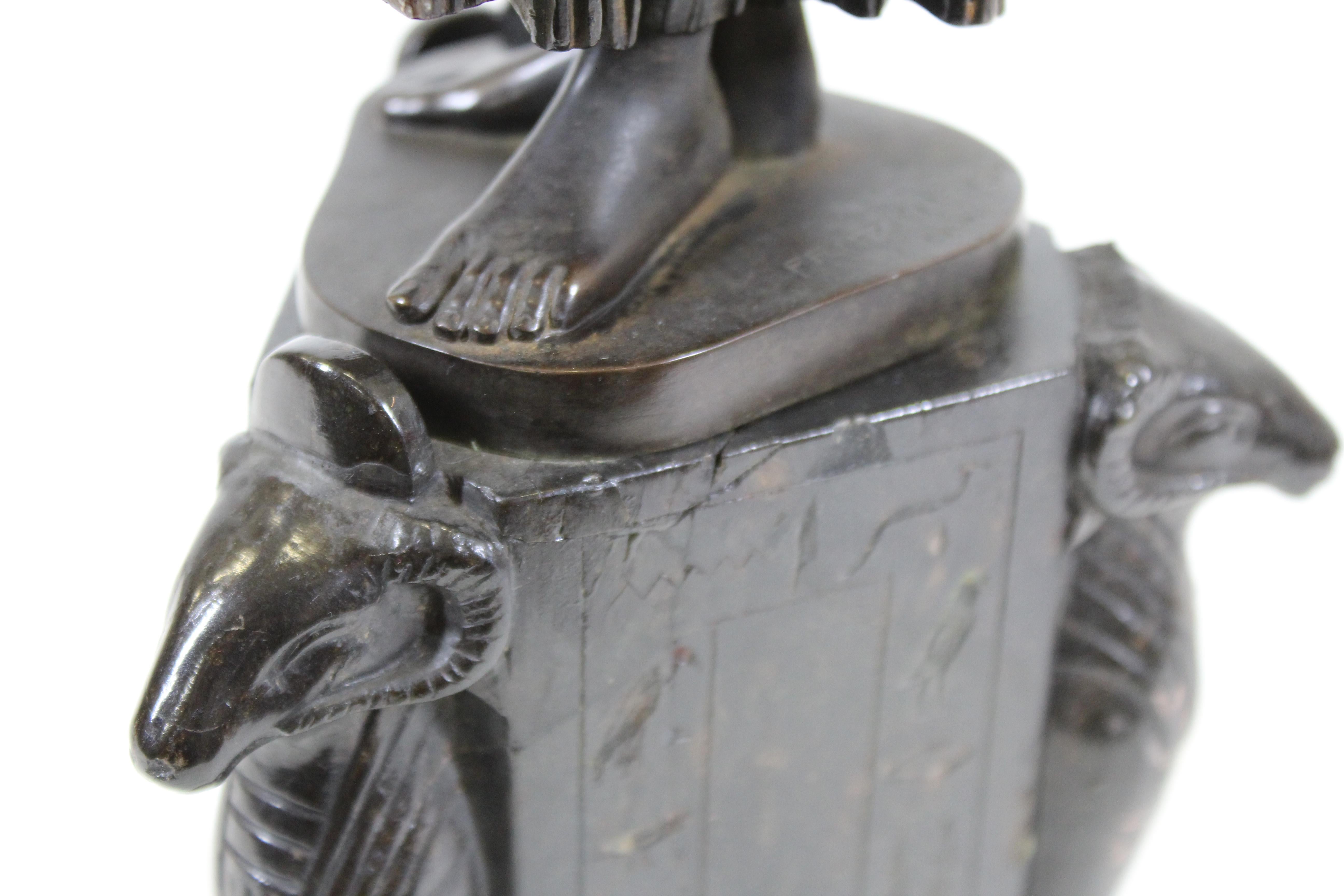 Fritz Christ German Jugendstil 'Judith' Bronze Sculpture on Marble Base ...