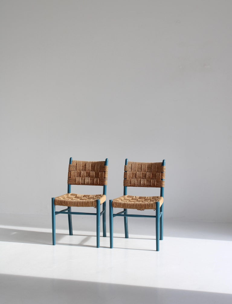 Fritz Hansen Chairs "1572" by Karl Scrøder, Beechwood and Seagrass ...