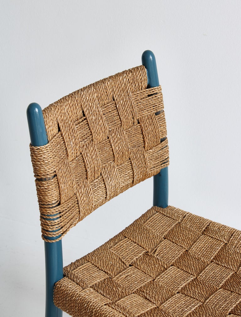 Fritz Hansen Chairs "1572" by Karl Scrøder, Beechwood and Seagrass ...