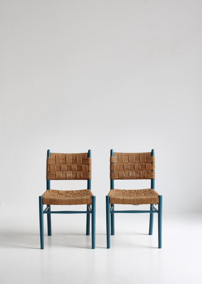 Fritz Hansen Chairs "1572" by Karl Scrøder, Beechwood and Seagrass ...
