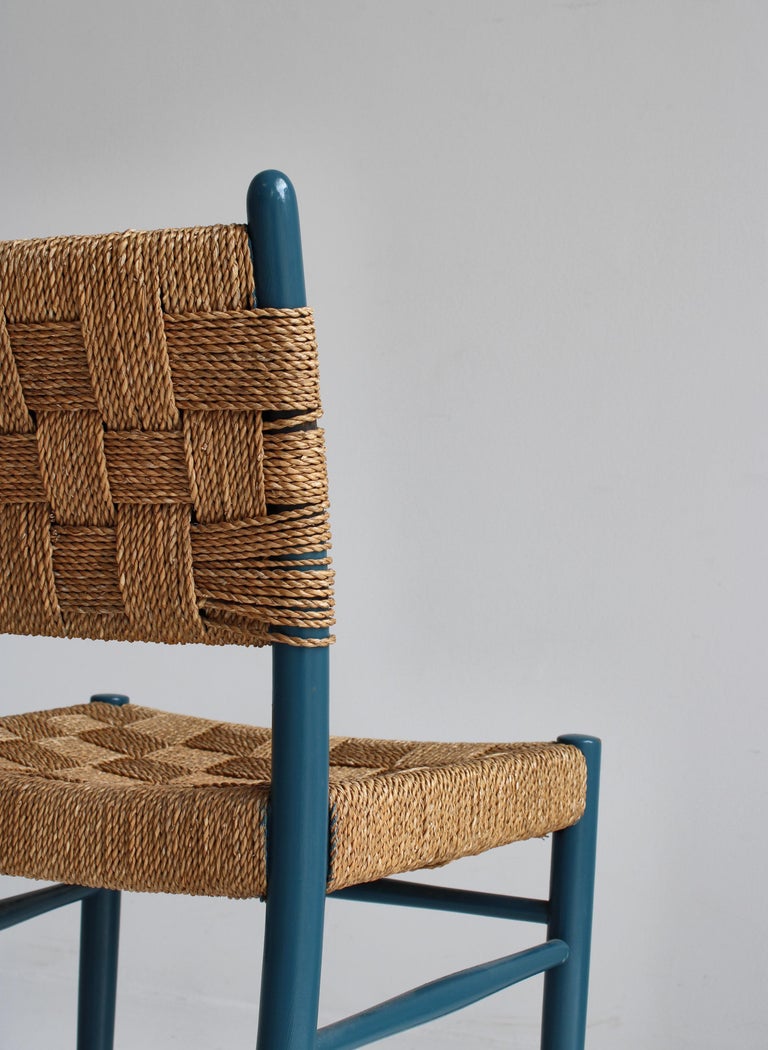 Fritz Hansen Chairs "1572" by Karl Scrøder, Beechwood and Seagrass ...