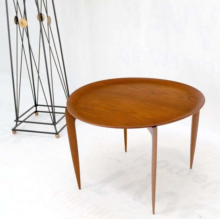 Fritz Hansen Danish Mid-Century Modern Folding Coffee Table Stand Tray ...