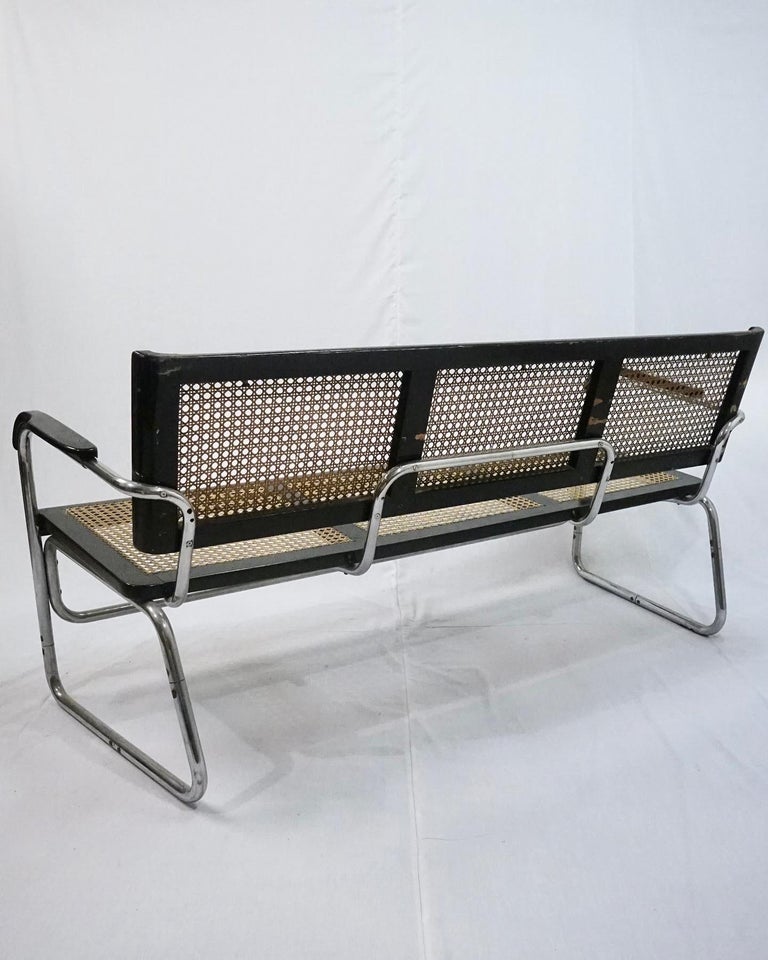 Fritz Hansen Steel Tube Bench 1932 at 1stDibs