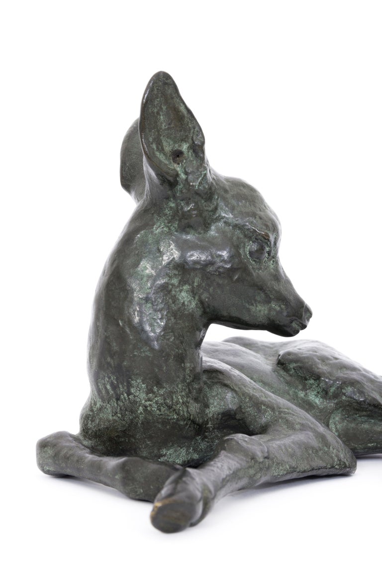 Fritz Heidenreich - Lying fawn For Sale at 1stDibs