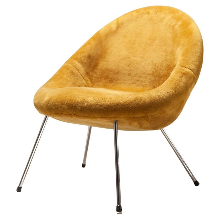 Fritz Neth Monsieur Orange Armchair 1950s For Sale at 1stDibs