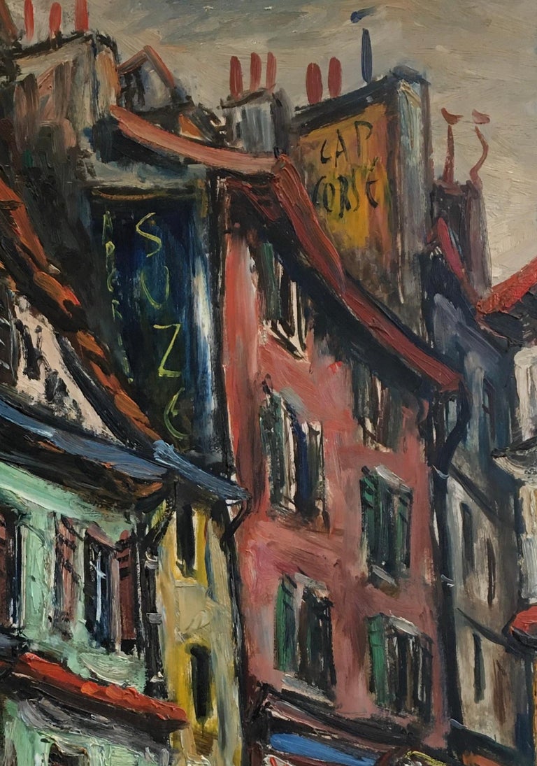 Fritz Strebel - Street Pot of iron, Old Paris For Sale at 1stDibs