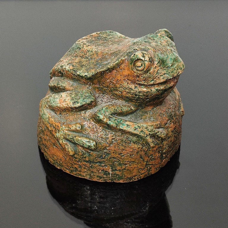 Frog Paperweight or Figurine, Stoneware, Limited Edition of 100, Sweden ...