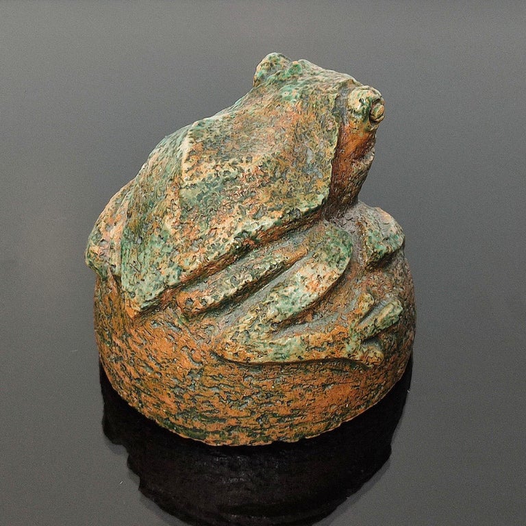 Frog Paperweight or Figurine, Stoneware, Limited Edition of 100, Sweden ...