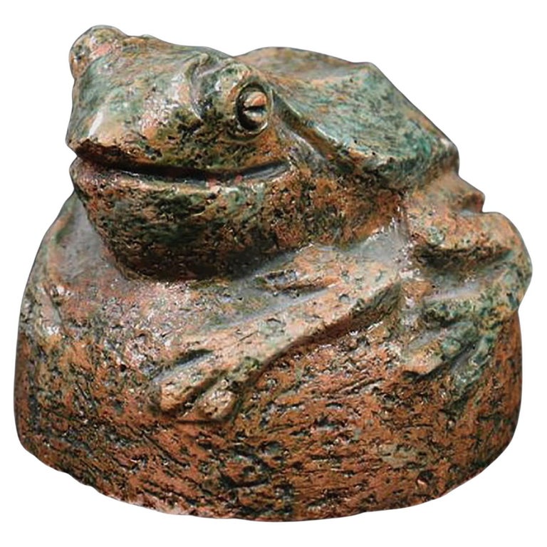 Frog Paperweight or Figurine, Stoneware, Limited Edition of 100, Sweden ...