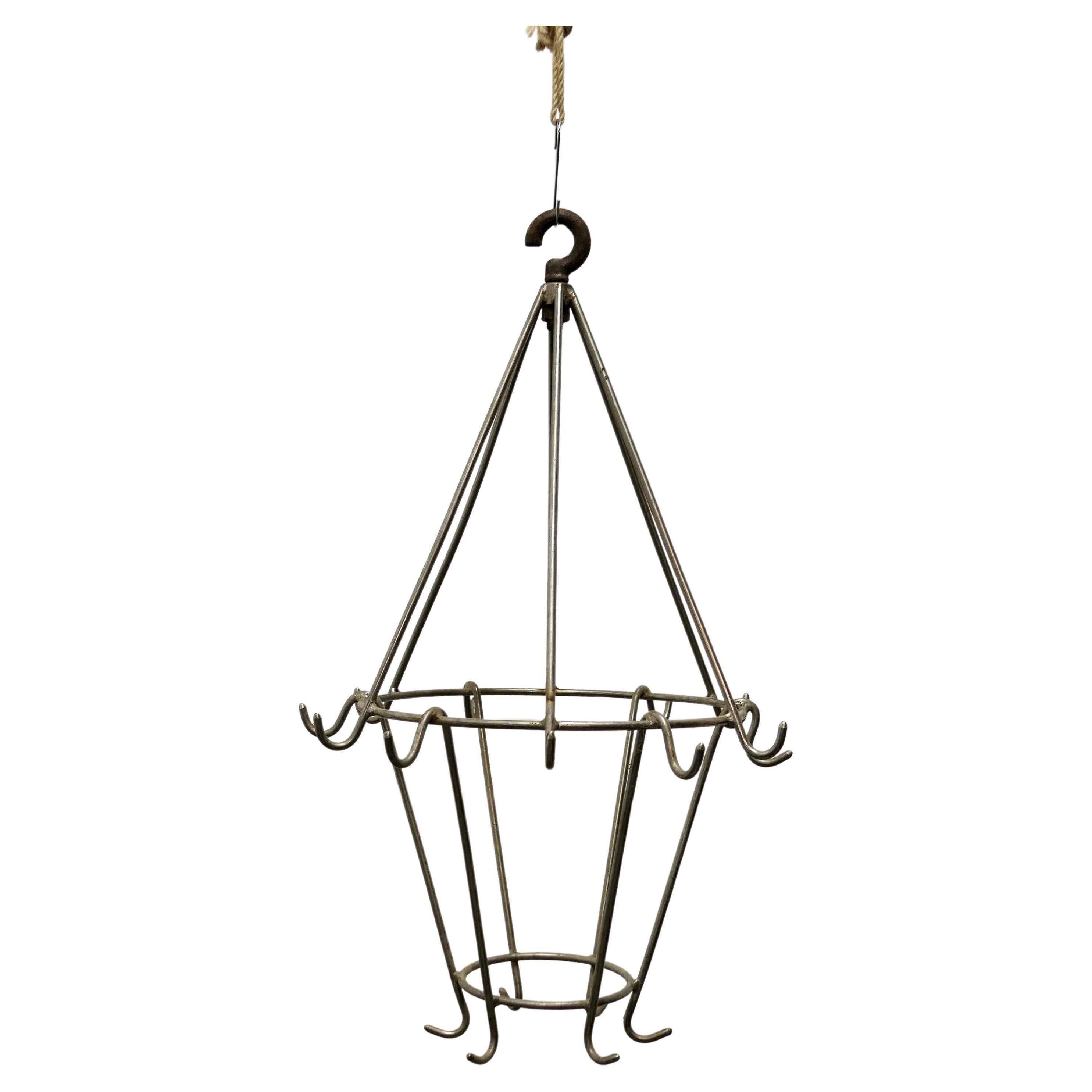 Butcher Table with Marble Work Surface at 1stDibs