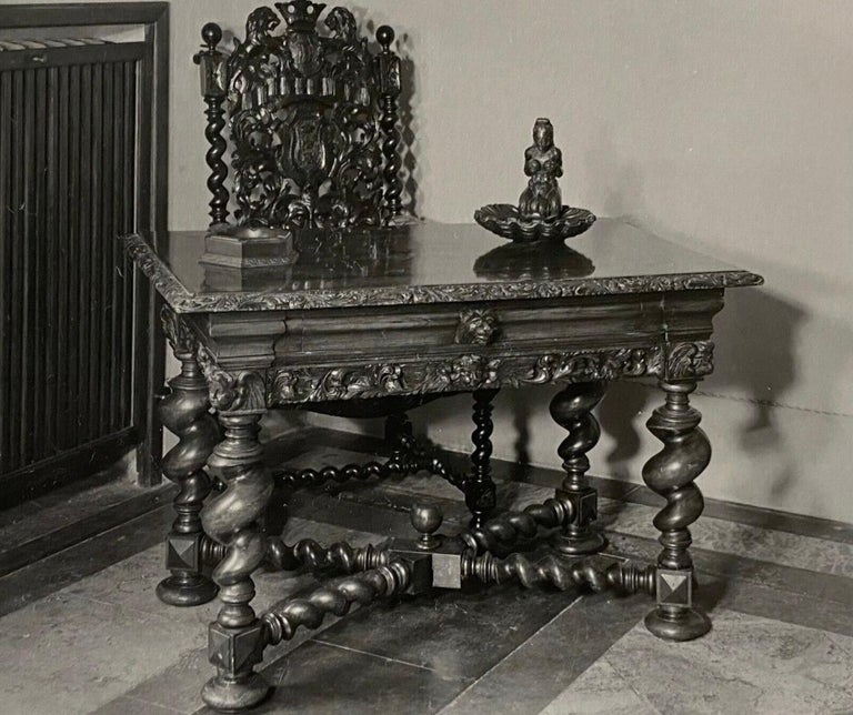 From Villa Estate Neo Renaissance / Danzig Baroque Table antique circa ...