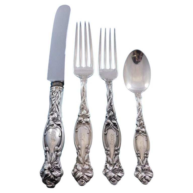 Frontenac by International Sterling Silver Flatware Set 12 Service 52 ...